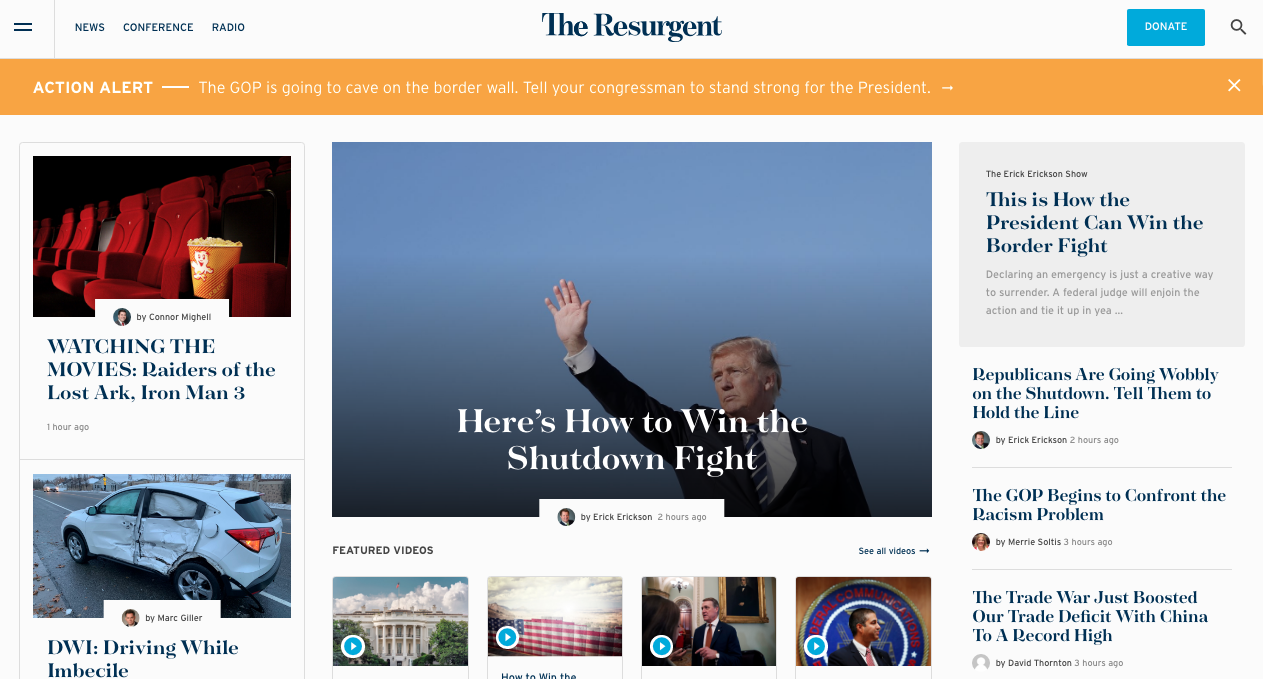 Check Out The New Website for The Resurgent - Gabriella Hoffman